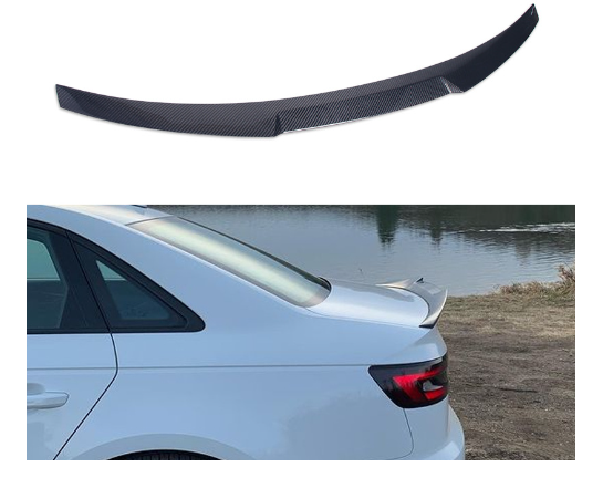 Audi A4 B9 Saloon Carbon Fiber Boot Spoiler M4 Style 2016 - 2019 ...