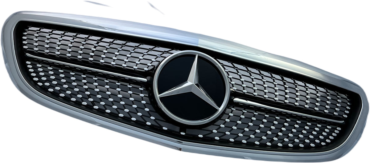 Mercedes C Class W205 2014 - 2018 Diamond Platinum Grille – Daithi's ...